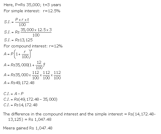 Frank ICSE Solutions for Class 10 Maths Compound Interest Ex 1.4 - A ...