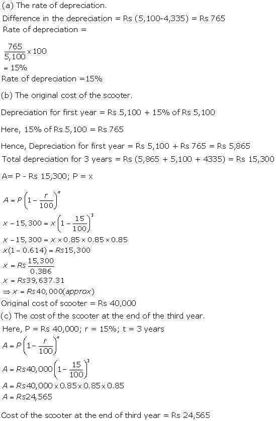 Frank ICSE Solutions for Class 10 Maths Compound Interest Ex 1.4 - A ...