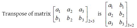 How do you Transpose a Matrix? - A Plus Topper