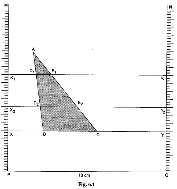 Math Labs with Activity - Proportionality Theorem, or Thales Theorem - A Plus Topper