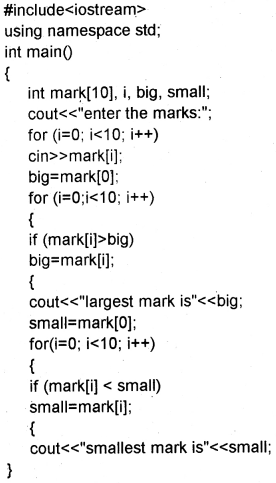 Plus One Computer Science Chapter Wise Questions and Answers Chapter 8 Arrays - A Plus Topper