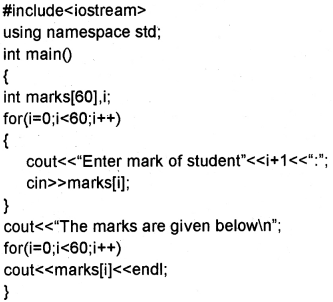 Plus One Computer Science Chapter Wise Questions and Answers Chapter 8 Arrays - A Plus Topper