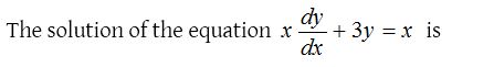 Solution of First Order Linear Differential Equations - A Plus Topper