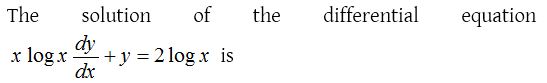 Solution of First Order Linear Differential Equations - A Plus Topper