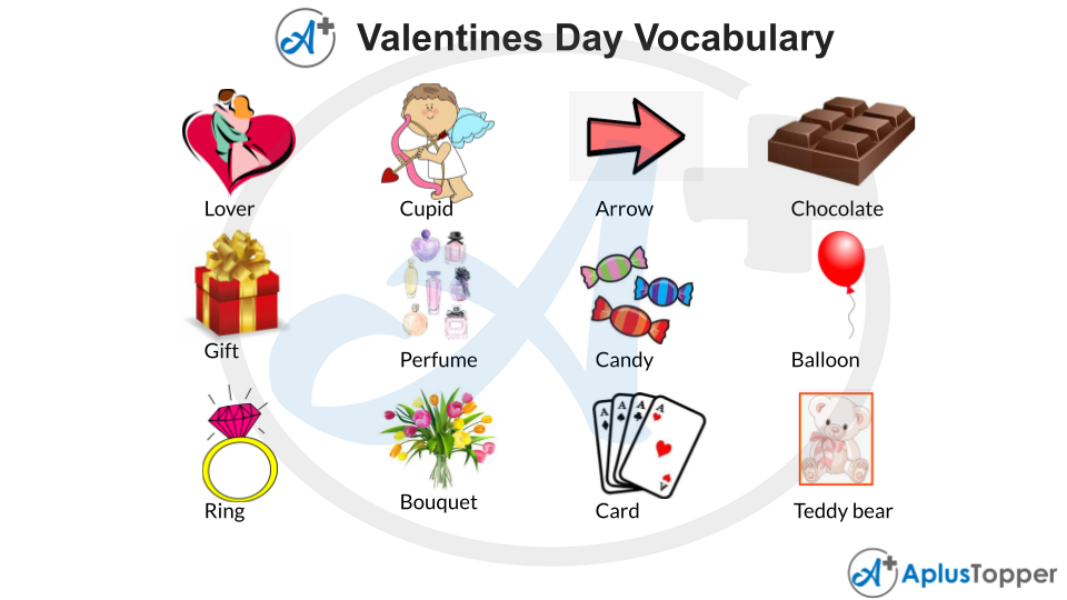 Valentines Day Vocabulary | List of Valentine Words Vocabulary With ...